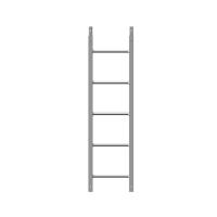 China Scaffold Stair Ladder, 500mm Step Width, 2.4m Standard Height, Hot Dipped Galvanized Steel, Anti-slip Treads Scaffold Stair Ladder for Construction Access BYTHAI for sale