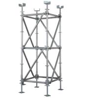 China rolling scaffolds powder coated 2.0m height wheeled scaffolding with lockable casters for construction work BYTHAI for sale