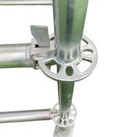 China the ring ladder galvanized steel 7 rungs ringlock scaffold ladder for high rise building construction BYTHAI for sale