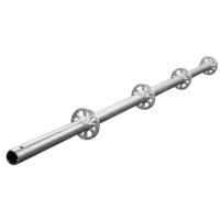 China crank up scaffolding galvanized steel 1.8m platform height adjustable mobile scaffold for interior renovation BYTHAI for sale