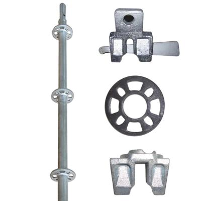 China 5x5 scaffolding hot dip galvanized steel 1.5m bay width ringlock type heavy load scaffolding for high-rise construction BYTHAI for sale