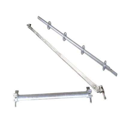 China 5 foot scaffold hot dip galvanized steel frame type 1.52m height heavy duty scaffold for building renovation BYTHAI for sale