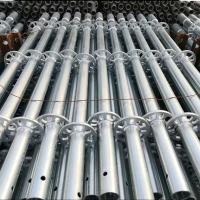 China foot scaffolding hot dip galvanized steel frame 1.52m height multi-layer heavy load scaffold for exterior wall construction BYTHAI for sale