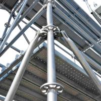 China foot scaffolding hot dip galvanized steel frame 1.52m height multi-layer heavy load scaffold for exterior wall construction BYTHAI for sale