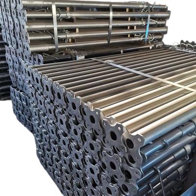 China square head steel prop Q235 hot dip galvanized 60.3mm outer diameter 3.0mm wall thickness 2.0-3.6m adjustable height for concrete slab formwork support BYTHAI for sale