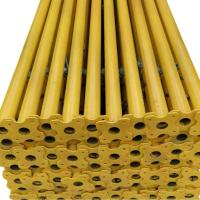 China adjustable steel props Q235 hot dip galvanized heavy duty thick wall steel support for concrete formwork shoring and building construction engineering projects BYTHAI for sale