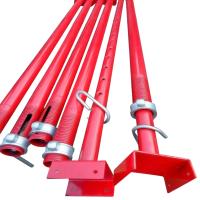 China heavy duty adjustable steel props Q235 hot dip galvanized thick wall steel structure for concrete formwork support and building construction shoring engineering projects BYTHAI for sale