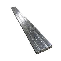 China aluminum plank scaffold high grade aluminum alloy anti-slip surface lightweight heavy duty structure for construction site walking platforms and scaffolding access walkways BYTHAI for sale