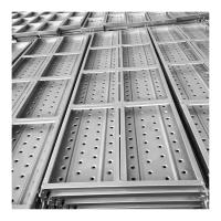 China aluminum plank scaffold high grade aluminum alloy anti-slip surface lightweight heavy duty structure for construction site walking platforms and scaffolding access walkways BYTHAI for sale