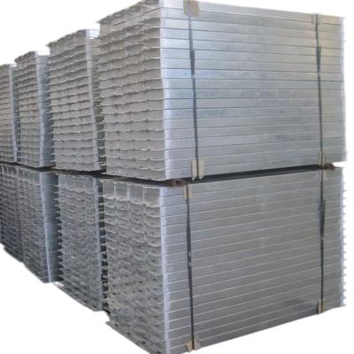 China aluminum plank scaffold high grade aluminum alloy anti-slip surface lightweight heavy duty structure for construction site walking platforms and scaffolding access walkways BYTHAI for sale