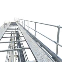 China extension plank aluminium high grade aluminum alloy telescopic adjustable anti-slip surface for scaffolding platform extension and construction site walkways BYTHAI for sale