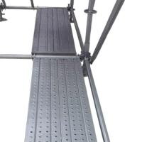 China walk planks for scaffolding Q235 hot dip galvanized steel anti-slip walking surface reinforced structure for construction site access and scaffolding pedestrian paths BYTHAI for sale