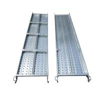 China long aluminum scaffold plank high strength aluminum alloy anti-slip walk surface reinforced rib for scaffolding platforms and construction site pedestrian access BYTHAI for sale