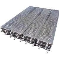 China long aluminum scaffold plank high strength aluminum alloy anti-slip walk surface reinforced rib for scaffolding platforms and construction site pedestrian access BYTHAI for sale