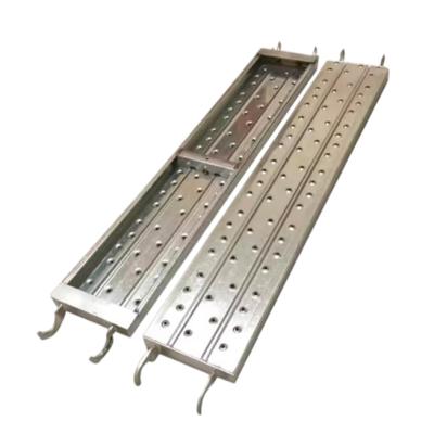 China scaffold walk planks Q235 hot dip galvanized steel anti-slip walking surface reinforced frame for construction site access and scaffolding pedestrian paths BYTHAI for sale