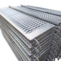 China plank in scaffolding high grade aluminum alloy lightweight corrosion resistant for building maintenance platforms and temporary scaffolding work surfaces BYTHAI for sale