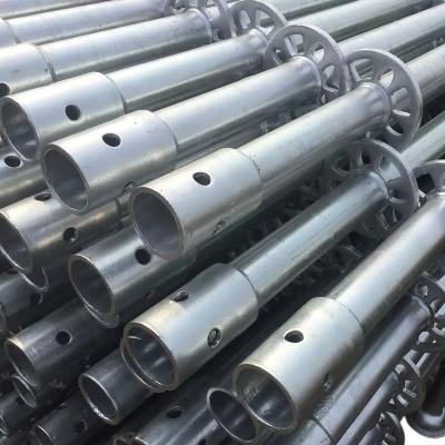 China scaffolding pins Q235 hot dip galvanized forged steel high strength for ringlock scaffolding connection and construction frame fixing BYTHAI for sale