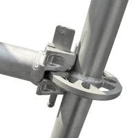 China ring lock vertical tube Q235 hot dip galvanized steel heavy duty vertical member for ringlock scaffolding and construction support frames BYTHAI for sale