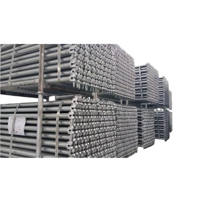 China ring lock vertical tube Q235 hot dip galvanized steel heavy duty vertical member for ringlock scaffolding and construction support frames BYTHAI for sale