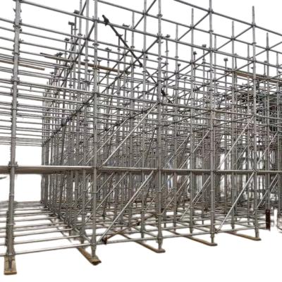 China galvanized ringlock standard Q235 hot dip galvanized steel heavy duty vertical pole for ringlock scaffolding and construction site support BYTHAI for sale