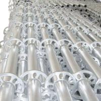 China scaffold ledger for ringlock system Q235 hot dip galvanized steel heavy duty for ringlock scaffolding frame and construction support BYTHAI for sale