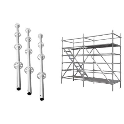 China ringlock steel deck Q235 hot dip galvanized steel anti-slip heavy load for ringlock scaffolding platforms and construction working decks BYTHAI for sale