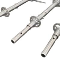 China adjustable screw jack for ringlock Q235 hot dip galvanized steel heavy duty for scaffolding leveling and support height adjustment BYTHAI for sale