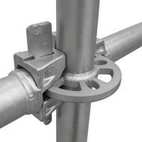 China ringlock guardrail Q235 hot dip galvanized steel heavy duty safety barrier for ringlock scaffolding edge protection and site safety BYTHAI for sale