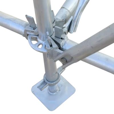China heavy load ringlock construction scaffolding Q235 hot dip galvanized steel high bearing capacity structure for large load construction support and formwork shoring BYTHAI for sale
