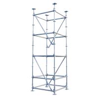 China heavy load ringlock construction scaffolding Q235 hot dip galvanized steel high bearing capacity structure for large load construction support and formwork shoring BYTHAI for sale