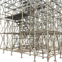 China heavy load ringlock construction scaffolding Q235 hot dip galvanized steel high bearing capacity structure for large load construction support and formwork shoring BYTHAI for sale