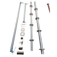 China industrial ringlock scaffolding for bridge Q235 hot dip galvanized steel heavy duty structure for bridge construction support and infrastructure engineering works BYTHAI for sale