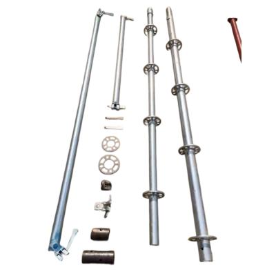 China facade ringlock scaffolding system Q235 hot dip galvanized steel modular structure for building facade construction and exterior wall maintenance works BYTHAI for sale