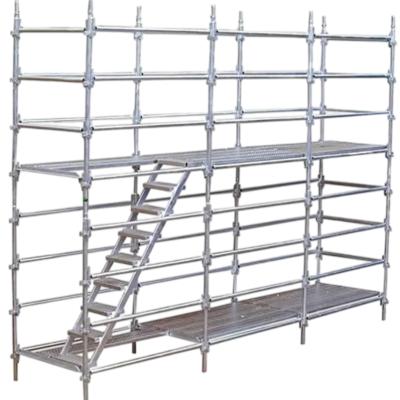 China ring lock scaffolding system Q235 hot dip galvanized steel heavy duty modular structure for building construction support and facade maintenance works BYTHAI for sale