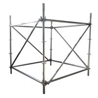 China ringlock scaffold system full galvanized reinforced steel structure for formwork shoring and exterior building maintenance support BYTHAI for sale
