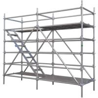 China ringlock scaffold system full galvanized reinforced steel structure for formwork shoring and exterior building maintenance support BYTHAI for sale