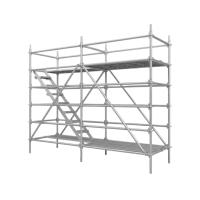 China modular ringlock scaffolding high strength galvanized steel quick-assembly system for formwork shoring and building maintenance projects BYTHAI for sale