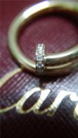 China Car Tier JUSTE UN CLOU Ring 18K Gold Diamond Nail Ring for sale
