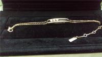 China 18K Rose Gold Bracelet with Moveable  3 Diamond for sale