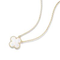 China VCA VCARA45900 Vintage Alhambra pendant yellow gold white mother-of-pearl for sale
