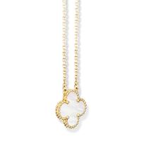 China VCA VCARA45900 Vintage Alhambra pendant yellow gold white mother-of-pearl for sale
