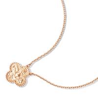 China Fine Workmanship VCA Vintage Alhambra pendant 18K pink gold Necklace VCARN9ZS00 for sale