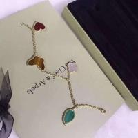 China China Jewelry Factory Highest Quality Vancleef&arpelsr Brand jewelry Design Lucky Alhambra bracelet, 4 motifs 18K Gold for sale
