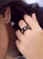 China Cheap Price  Diamond Ring 18K White Gold Wedding Ring with VVS Diamonds for sale