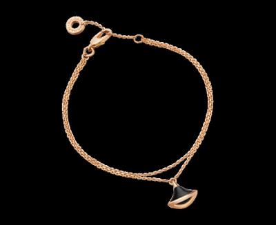 China DIVAS’ DREAM bracelet in 18 kt pink gold with onyx Ref. BR857214 for sale