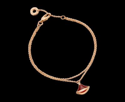 China DIVAS’ DREAM bracelet in 18 kt pink gold with carnelian Ref. BR857194 for sale