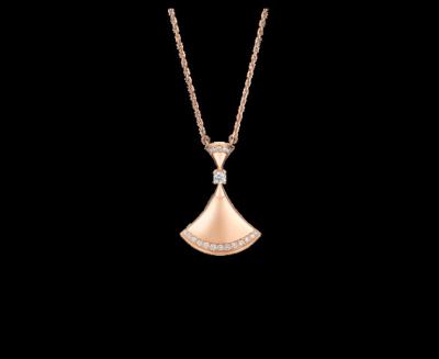 China DIVAS’ DREAM necklace in 18 kt pink gold with pavé diamonds. Ref. 350063 CL856961 for sale