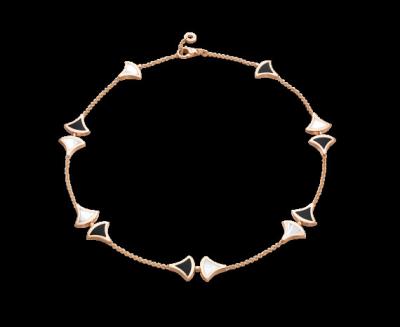 China DIVAS’ DREAM necklace in 18 kt pink gold with mother of pearl and black onyx Ref. 350075 CL857032 for sale