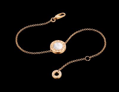 China bracelet in 18 kt pink gold with mother of pearl factory wholesale for sale