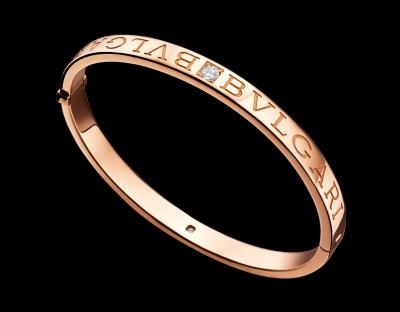 China bracelet in 18 kt pink gold with diamonds Also available in white and yellow gold for sale